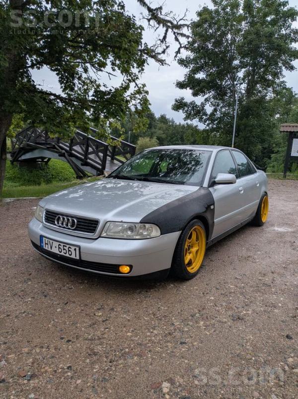Grey Audi A4 1999 in Tukums, with an engine capacity of 1.90 L and mileage of 0 thousand km for 1500 €, photo 1 on AUTOMOTO.COM.LV