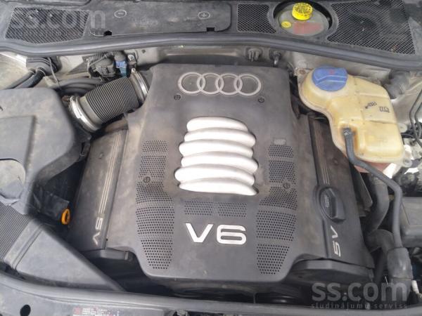 Grey Audi A4 1999 in Saldus, with an engine capacity of 2.40 L and mileage of 147 thousand km for 3500 €, photo 1 on AUTOMOTO.COM.LV