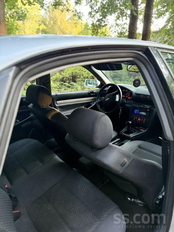Pelēks Audi A4 1999 Jēkabpils, ar dzinēja tilpumu 1.90 L un nobraukumu 554 tūkst. km par 1800 €, foto 7 vietnē AUTOMOTO.COM.LV