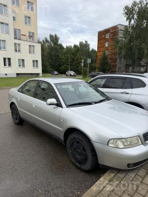Grey Audi A4 1999 in Riga, with an engine capacity of 1.90 L and mileage of 396 thousand km for 1000 €, photo 3 on AUTOMOTO.COM.LV