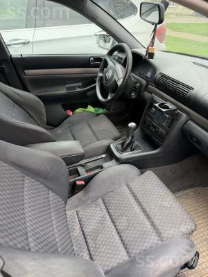 Grey Audi A4 1999 in Riga, with an engine capacity of 1.90 L and mileage of 396 thousand km for 1000 €, photo 6 on AUTOMOTO.COM.LV