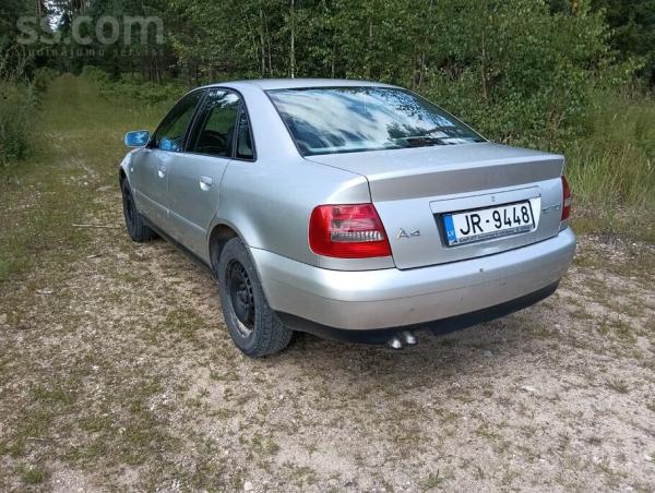 Audi A4 1999 in Ogre on AUTOMOTO.COM.LV Grey Audi A4 1999 in Ogre, with an engine capacity of 1.90 L and mileage of 330 thousand km for 1580 €, photo 3 on AUTOMOTO.COM.LV