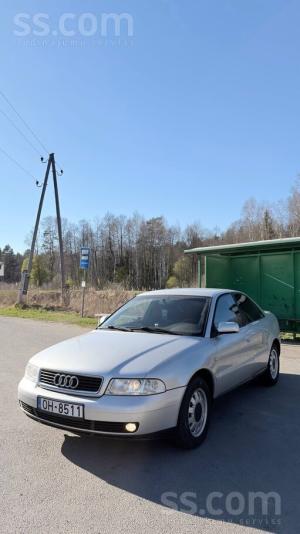 Grey Audi A4 1999 in Riga, with an engine capacity of 1.60 L and mileage of 282 thousand km for 1700 €, photo 3 on AUTOMOTO.COM.LV