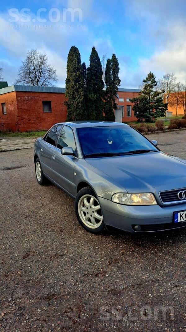 Pelēks Audi A4 2000 Liepāja, ar dzinēja tilpumu 1.90 L un nobraukumu 575 tūkst. km par 1100 €, foto 2 vietnē AUTOMOTO.COM.LV