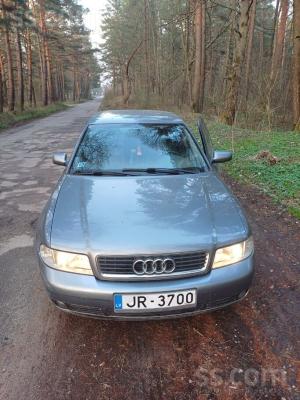 Grey Audi A4 2000 in Riga, with an engine capacity of 1.80 L and mileage of 278 thousand km for 550 €, photo  on AUTOMOTO.COM.LV
