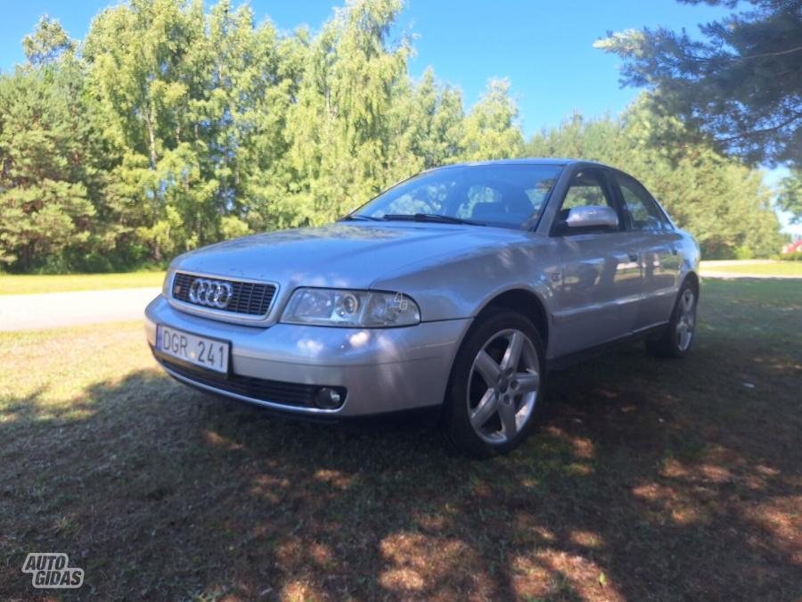 Pelēks Audi A4 2000 Zarasai, ar dzinēja tilpumu 1.80 L un nobraukumu 277 tūkst. km par 3650 €, foto 3 vietnē AUTOMOTO.COM.LV