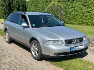 Grey Audi A4 2000 in Druskininkai, with an engine capacity of 1.60 L and mileage of 256 thousand km for 1050 €, photo  on AUTOMOTO.COM.LV