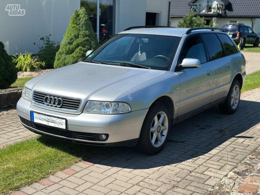 Grey Audi A4 2000 in Druskininkai, with an engine capacity of 1.60 L and mileage of 256 thousand km for 1050 €, photo 3 on AUTOMOTO.COM.LV