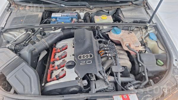 Grey Audi A4 2000 in Daugavpils, with an engine capacity of 2.00 L and mileage of 234 thousand km for 1499 €, photo 10 on AUTOMOTO.COM.LV