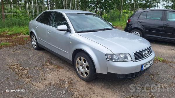 Grey Audi A4 2000 in Daugavpils, with an engine capacity of 2.00 L and mileage of 234 thousand km for 1500 €, photo 3 on AUTOMOTO.COM.LV