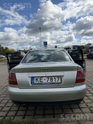 Grey Audi A4 2000 in Daugavpils, with an engine capacity of 1.60 L and mileage of 258 thousand km for 1200 €, photo 9 on AUTOMOTO.COM.LV