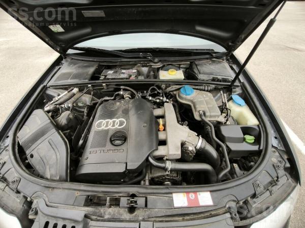 Pelēks Audi A4 2001 Ogre, ar dzinēja tilpumu 1.80 L un nobraukumu 360 tūkst. km par 1400 €, foto 4 vietnē AUTOMOTO.COM.LV