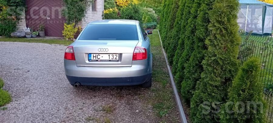 Pelēks Audi A4 2001 Kuldīga, ar dzinēja tilpumu 2.00 L un nobraukumu 342 tūkst. km par 2000 €, foto 2 vietnē AUTOMOTO.COM.LV