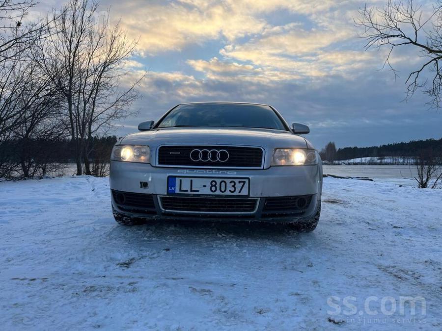 Grey Audi A4 2001 in Ogre, with an engine capacity of 1.80 L and mileage of 395 thousand km for 2160 €, photo 8 on AUTOMOTO.COM.LV