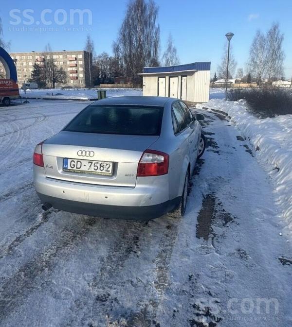 Pelēks Audi A4 2001 Jēkabpils, ar dzinēja tilpumu 2.00 L un nobraukumu 217 tūkst. km par 900 €, foto 2 vietnē AUTOMOTO.COM.LV