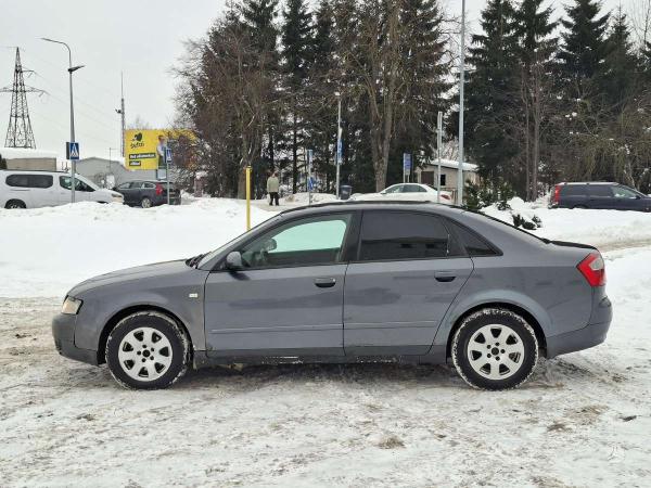 Grey Audi A4 2001 in Plunge, with an engine capacity of 1.90 L and mileage of 342 thousand km for 1250 €, photo 2 on AUTOMOTO.COM.LV