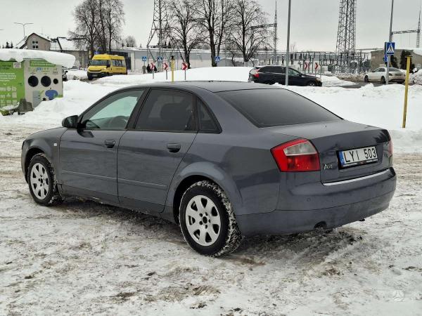 Grey Audi A4 2001 in Plunge, with an engine capacity of 1.90 L and mileage of 342 thousand km for 1250 €, photo 3 on AUTOMOTO.COM.LV