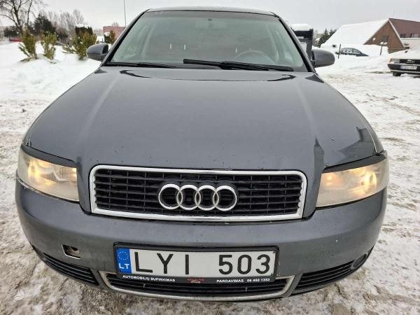 Grey Audi A4 2001 in Plunge, with an engine capacity of 1.90 L and mileage of 342 thousand km for 1250 €, photo 8 on AUTOMOTO.COM.LV