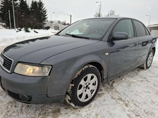 Grey Audi A4 2001 in Plunge, with an engine capacity of 1.90 L and mileage of 342 thousand km for 1250 €, photo 9 on AUTOMOTO.COM.LV