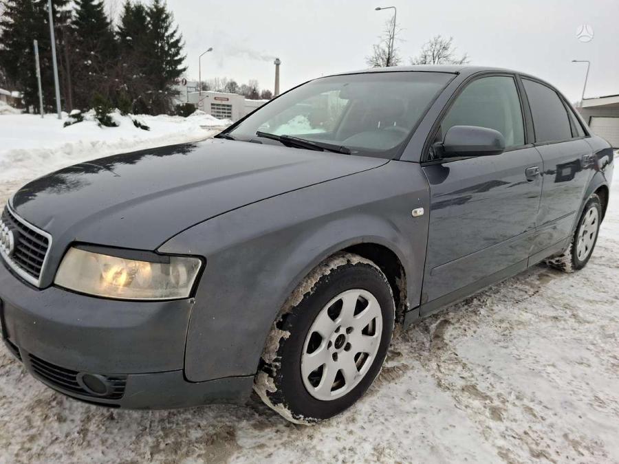 Grey Audi A4 2001 in Plunge, with an engine capacity of 1.90 L and mileage of 342 thousand km for 1250 €, photo 9 on AUTOMOTO.COM.LV