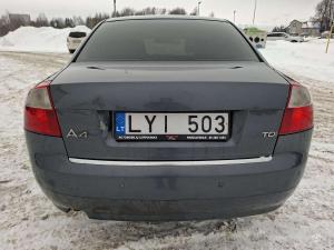 Grey Audi A4 2001 in Plunge, with an engine capacity of 1.90 L and mileage of 342 thousand km for 1250 €, photo 12 on AUTOMOTO.COM.LV