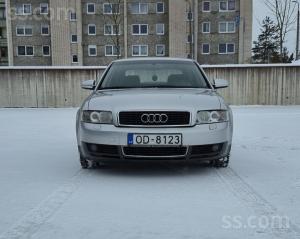 Grey Audi A4 2001 in Jekabpils, with an engine capacity of 1.80 L and mileage of 231 thousand km for 1300 €, photo 2 on AUTOMOTO.COM.LV