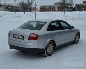 Grey Audi A4 2001 in Jekabpils, with an engine capacity of 1.80 L and mileage of 231 thousand km for 1300 €, photo 7 on AUTOMOTO.COM.LV