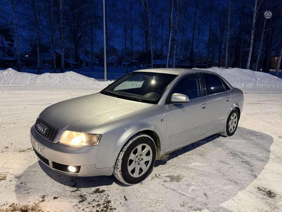 Grey Audi A4 2001 in Siauliai, with an engine capacity of 1.90 L and mileage of 327 thousand km for 1550 €, photo 1 on AUTOMOTO.COM.LV