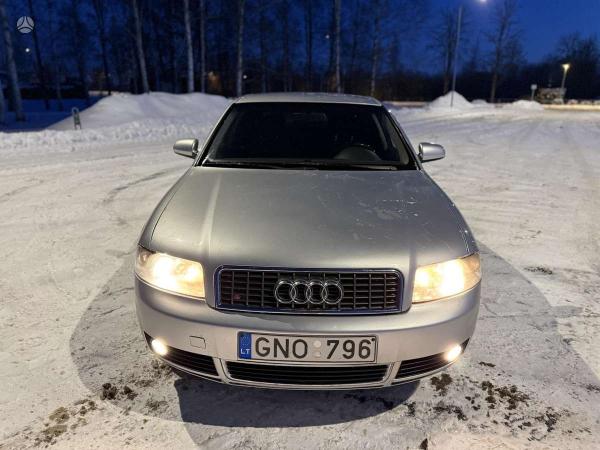Pelēks Audi A4 2001 Šauļi, ar dzinēja tilpumu 1.90 L un nobraukumu 327 tūkst. km par 1550 €, foto 2 vietnē AUTOMOTO.COM.LV