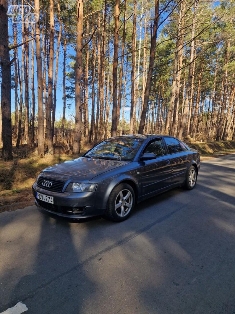 Pelēks Audi A4 2001 Klaipėda, ar dzinēja tilpumu 1.80 L un nobraukumu 370 tūkst. km par 2000 €, foto 2 vietnē AUTOMOTO.COM.LV