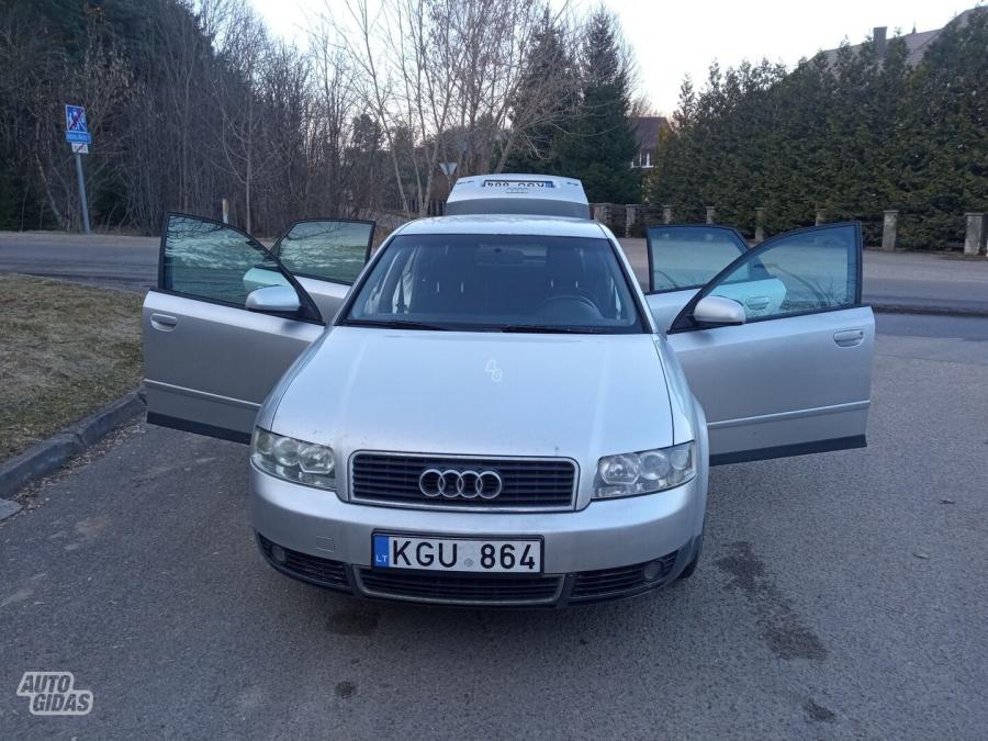Grey Audi A4 2001 in Vilnius, with an engine capacity of 1.90 L and mileage of 300 thousand km for 1390 €, photo 14 on AUTOMOTO.COM.LV