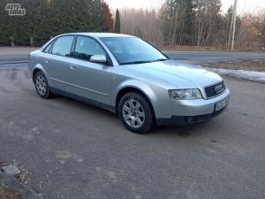 Pelēks Audi A4 2001 Viļņa, ar dzinēja tilpumu 1.90 L un nobraukumu 300 tūkst. km par 1290 €, foto  vietnē AUTOMOTO.COM.LV