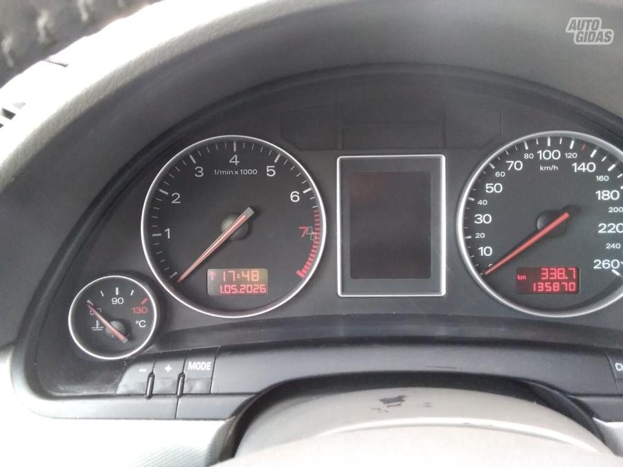 Серый Ауди А4 2001 в Ионава, объемом двигателя 2.00 л и пробегом 136 тыс. км за 1700 €, фото 11 на AUTOMOTO.COM.LV