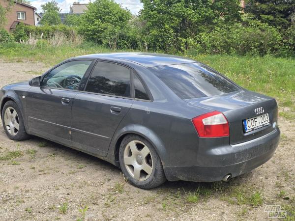 Grey Audi A4 2001 in Radviliskis, with an engine capacity of 2.00 L and mileage of 358 thousand km for 600 €, photo 3 on AUTOMOTO.COM.LV