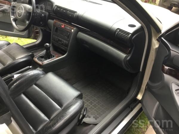 Grey Audi A4 2001 in Daugavpils, with an engine capacity of 1.90 L and mileage of 248 thousand km for 2400 €, photo 7 on AUTOMOTO.COM.LV