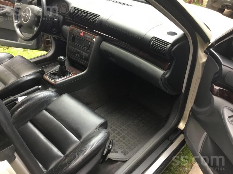 Pelēks Audi A4 2001 Daugavpils, ar dzinēja tilpumu 1.90 L un nobraukumu 248 tūkst. km par 2400 €, foto 8 vietnē AUTOMOTO.COM.LV