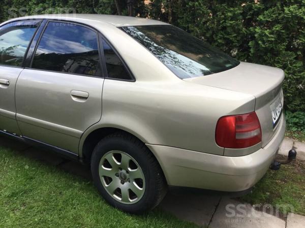 Grey Audi A4 2001 in Daugavpils, with an engine capacity of 1.90 L and mileage of 248 thousand km for 2190 €, photo 10 on AUTOMOTO.COM.LV
