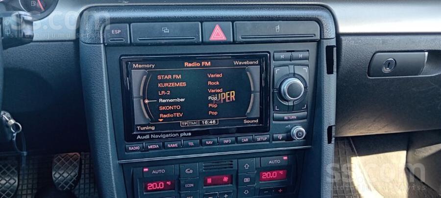 Серый Ауди А4 2001 в Кулдига, объемом двигателя 2.00 л и пробегом 349 тыс. км за 1700 €, фото 7 на AUTOMOTO.COM.LV