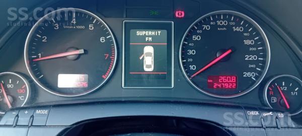 Grey Audi A4 2001 in Kuldiga, with an engine capacity of 2.00 L and mileage of 349 thousand km for 1700 €, photo 7 on AUTOMOTO.COM.LV