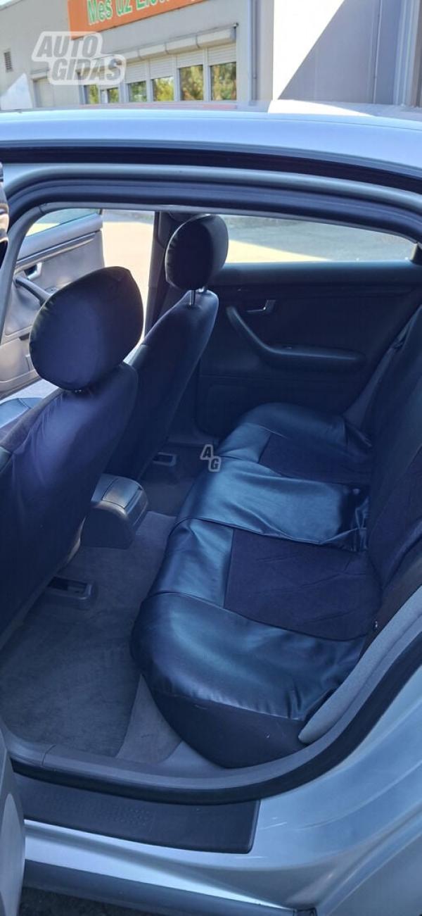 Pelēks Audi A4 2001 Klaipėda, ar dzinēja tilpumu 2.00 L un nobraukumu 250 tūkst. km par 1600 €, foto 9 vietnē AUTOMOTO.COM.LV
