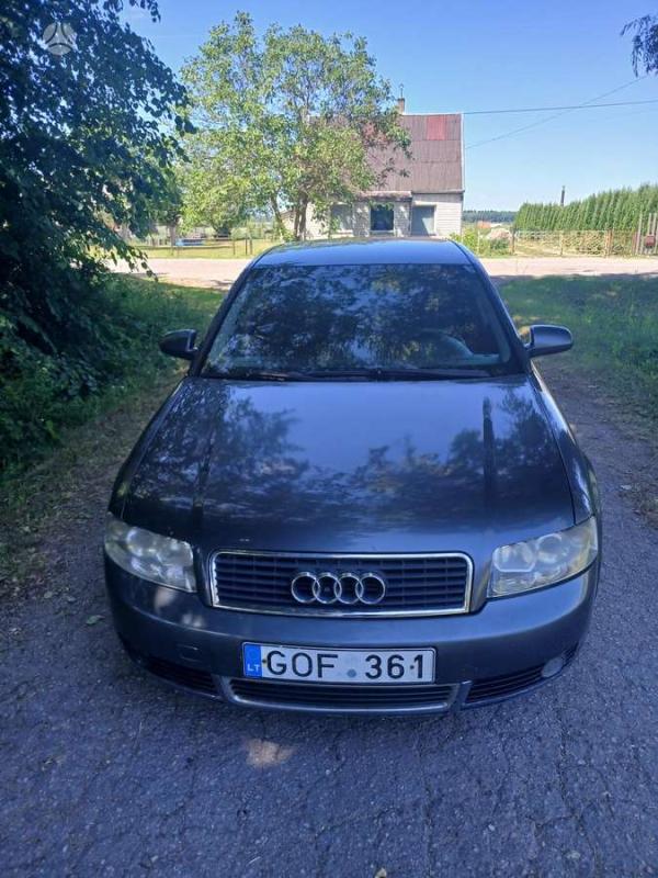 Grey Audi A4 2001 in Siauliai, with an engine capacity of 2.00 L and mileage of 375 thousand km for 1200 €, photo 4 on AUTOMOTO.COM.LV