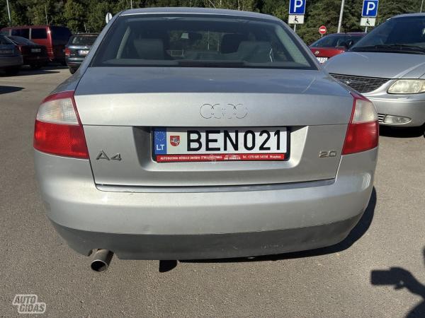 Pelēks Audi A4 2001 Visaginas, ar dzinēja tilpumu 2.00 L un nobraukumu 345 tūkst. km par 1400 €, foto 5 vietnē AUTOMOTO.COM.LV