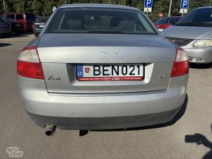 Grey Audi A4 2001 in Visaginas, with an engine capacity of 2.00 L and mileage of 345 thousand km for 1400 €, photo 6 on AUTOMOTO.COM.LV