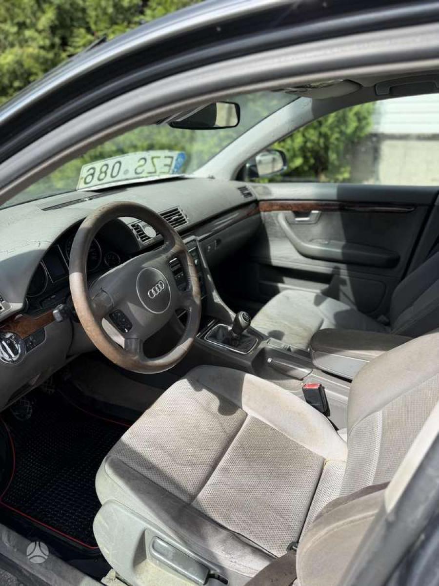 Grey Audi A4 2001 in Kaunas, with an engine capacity of 1.90 L and mileage of 499 thousand km for 550 €, photo 12 on AUTOMOTO.COM.LV