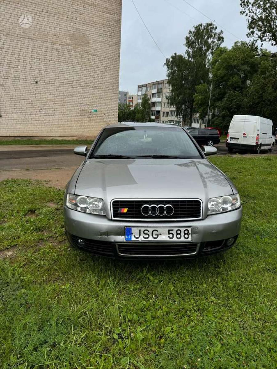 Pelēks Audi A4 2001 Viļņa, ar dzinēja tilpumu 1.90 L un nobraukumu 297 tūkst. km par 850 €, foto 1 vietnē AUTOMOTO.COM.LV