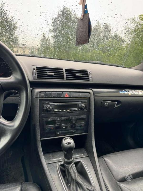 Grey Audi A4 2001 in Vilnius, with an engine capacity of 1.90 L and mileage of 297 thousand km for 850 €, photo 7 on AUTOMOTO.COM.LV