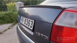 Pelēks Audi A4 2001 Daugavpils, ar dzinēja tilpumu 1.90 L un nobraukumu 408 tūkst. km par 1450 €, foto 15 vietnē AUTOMOTO.COM.LV