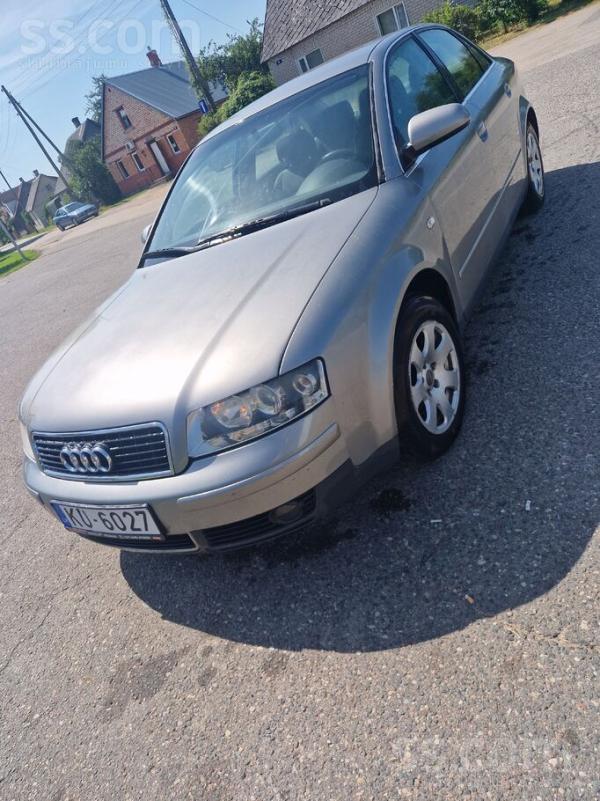 Grey Audi A4 2001 in Jekabpils, with an engine capacity of 2.00 L and mileage of 0 thousand km for 1100 €, photo 6 on AUTOMOTO.COM.LV