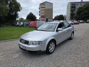 Grey Audi A4 2001 in Ventspils, with an engine capacity of 2.00 L and mileage of 392 thousand km for 1100 €, photo  on AUTOMOTO.COM.LV