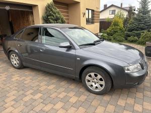 Pelēks Audi A4 2001 Kauņa, ar dzinēja tilpumu 1.90 L un nobraukumu 396 tūkst. km par 1350 €, foto  vietnē AUTOMOTO.COM.LV